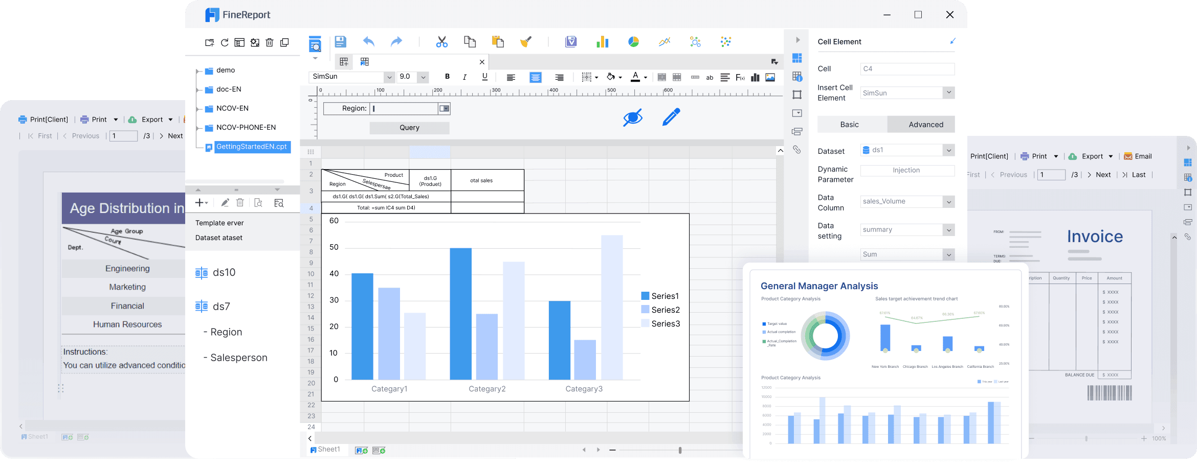 FineReport: Enterprise Reporting and Dashboard Software